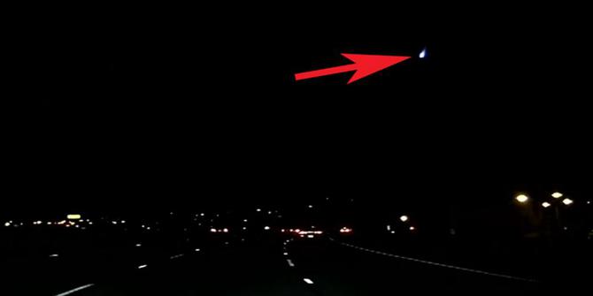 Setelah meteor hantam Rusia, sebuah bola api jatuh di California ...