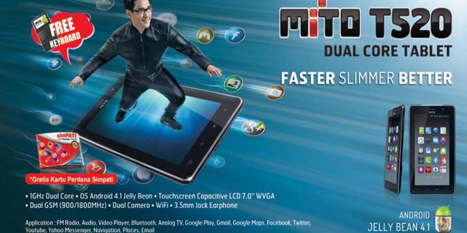 Mito T520, tablet Android spesifikasi mumpuni | merdeka.com