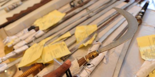 Polisi Sukabumi tangkap pelajar pelaku pembacokan | merdeka.com
