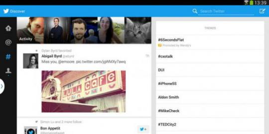 Twitter khusus tablet Android akhirnya dirilis | merdeka.com Twitter khusus tablet Android akhirnya dirilis | merdeka.com