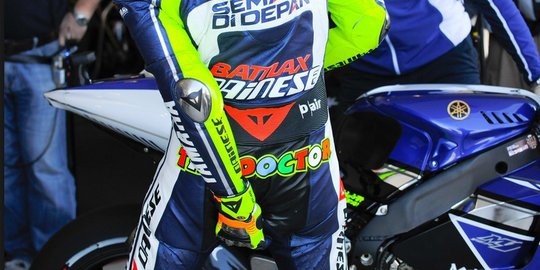 5 Kebiasaan unik Valentino Rossi sebelum memulai balap | merdeka.com