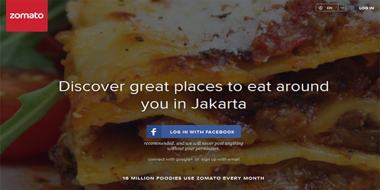 Zomato, Facebook-nya para pecinta kuliner | merdeka.com