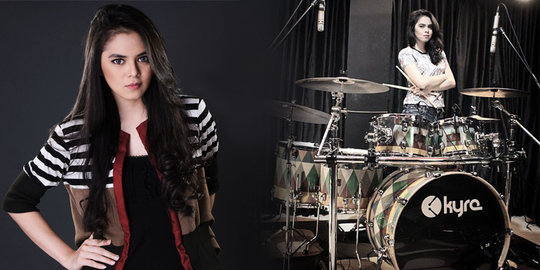 5 Drummer cantik paling top di tanah air | merdeka.com