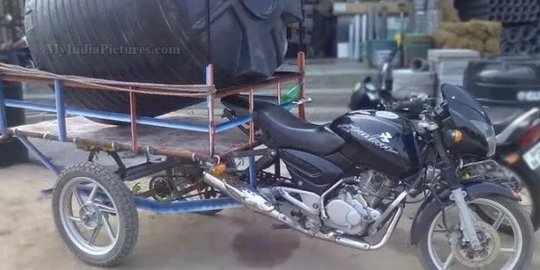 7 Modifikasi unik biker India yang bikin ngakak | merdeka.com