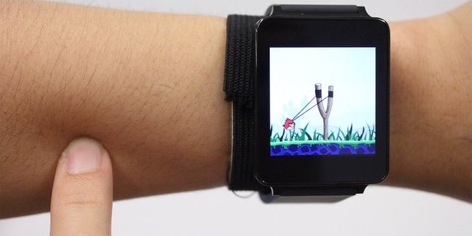 Pakai jam tangan pintar ini, kulit bisa jadi 'layar sentuh' | merdeka.com