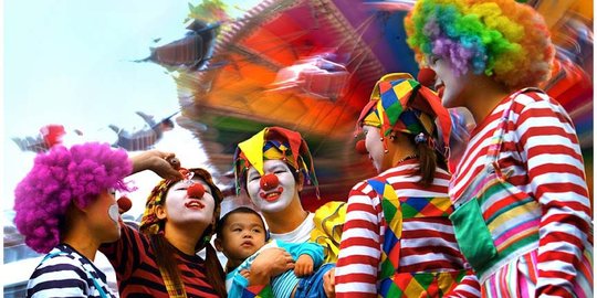 5 Fakta tentang badut, dari yang lucu sampai yang seram | merdeka.com