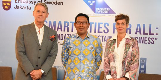Konsep Smart City Jabar Jadi Inspirasi Dubes Swedia | merdeka.com