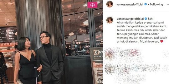 7 Potret Vanessa Angel dan Febri Ardiansyah Saat Nikah Secara Resmi ...