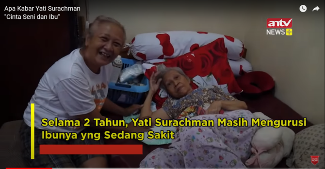 Potret Yati Surachman di Masa Tuanya Harus Merawat Orangtua yang Sakit ...