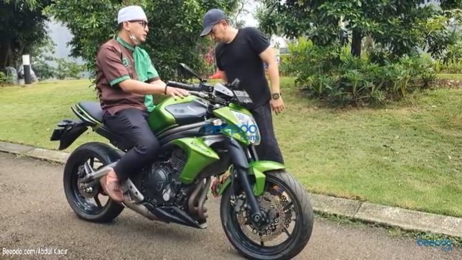 Kondisi Motor Mendiang Uje Usai Dibeli Ustaz Zacky Mirza | merdeka.com