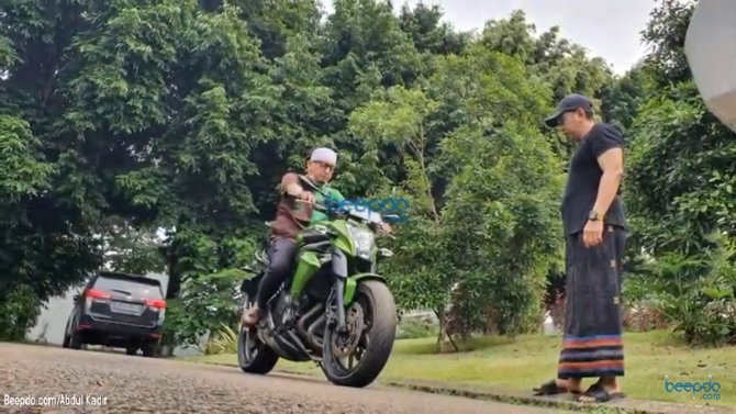 Kondisi Motor Mendiang Uje Usai Dibeli Ustaz Zacky Mirza | merdeka.com