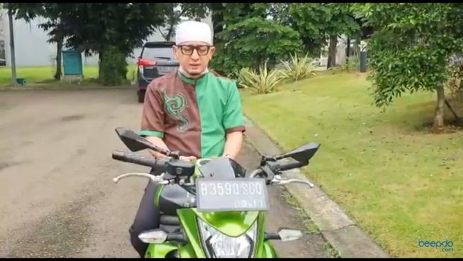 Kondisi Motor Mendiang Uje Usai Dibeli Ustaz Zacky Mirza | merdeka.com
