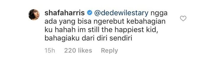 Unggah Foto Masa Kecil, Shafa Harris: Enggak Ada yang Bisa Rebut ...