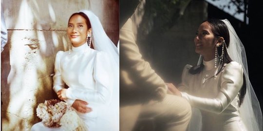 8 Potret Tara Basro Gunakan Gaun Pernikahan, Cantik Mempesona | merdeka.com