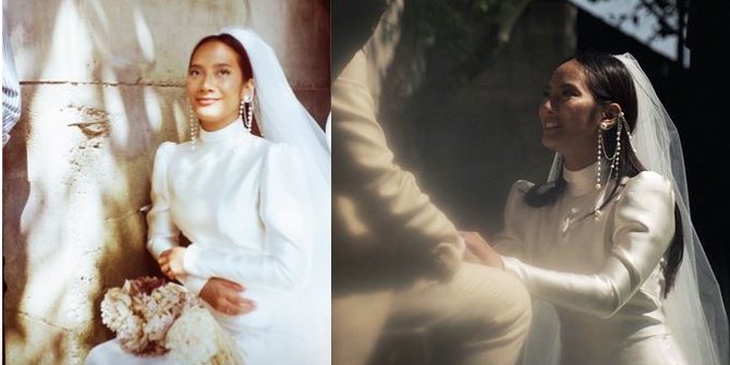 8 Potret Tara Basro Gunakan Gaun Pernikahan, Cantik Mempesona | merdeka.com