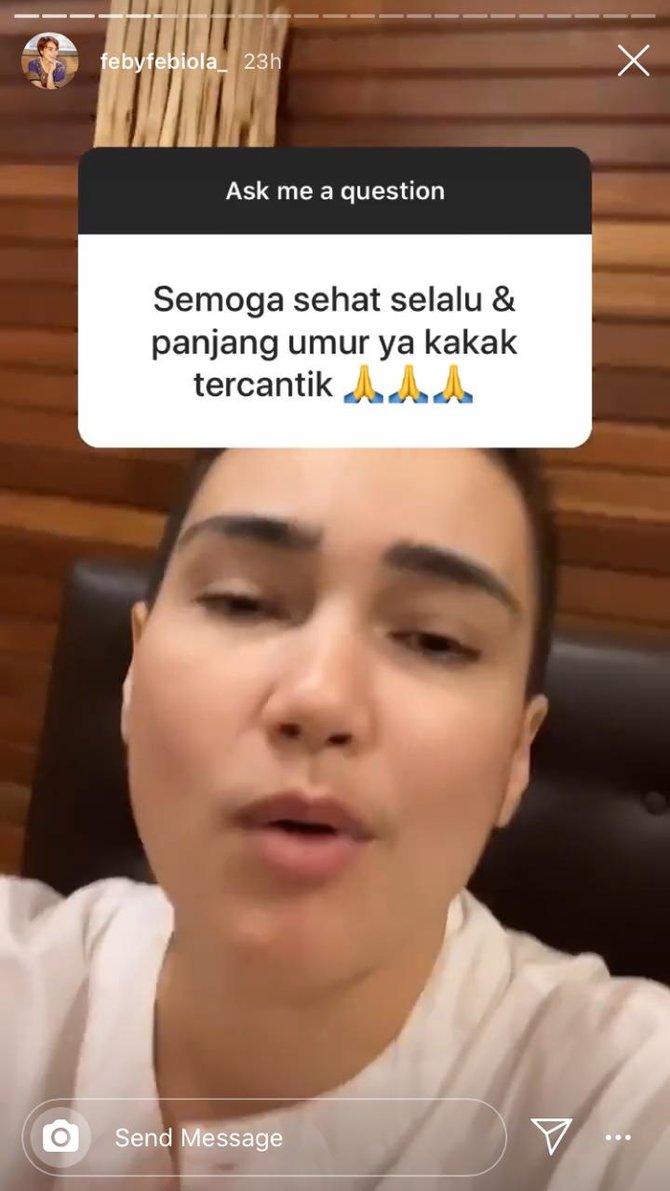 Berjuang Lawan Kanker Ovarium, Ternyata Ini yang Bikin Feby Febiola ...