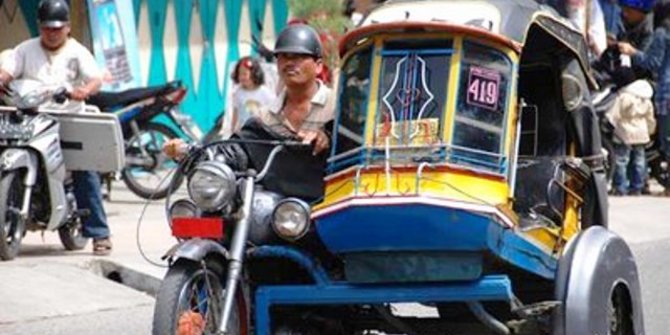 Pakai Motor Bekas Perang, Ini 5 Fakta Menarik Becak Siantar yang ...