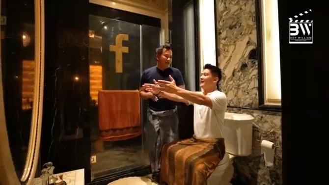 10 Potret Kamar Mewah HM Fitno Bak Kamar Hotel Bintang 7, Boy William ...