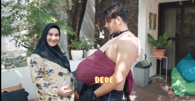 Gemas dan Kocak, Ini 6 Momen Ammar Zoni Ditantang Irish Bella Jadi Ibu Hamil 24 Jam | merdeka.com