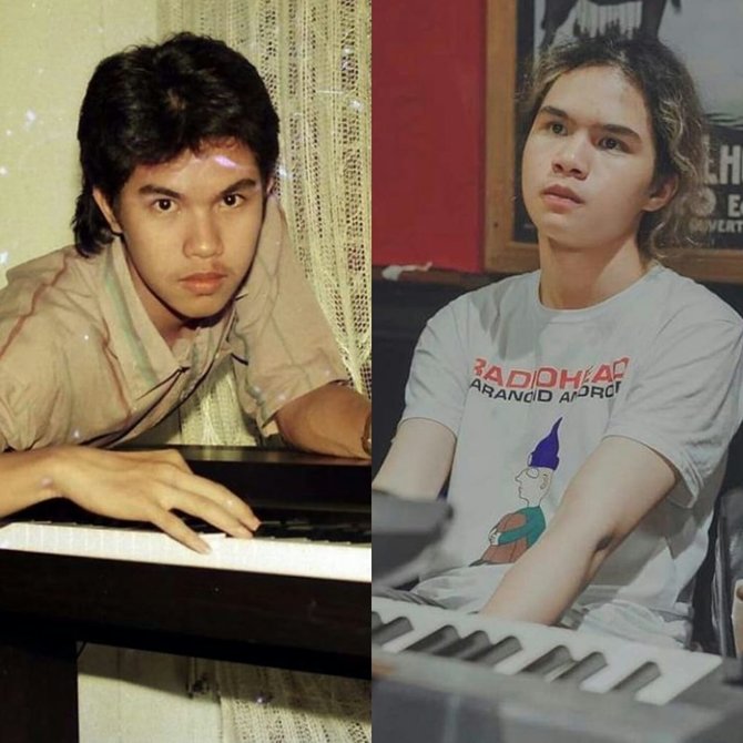 Bak Pinang Dibelah Dua, Ini Potret Kemiripan Ahmad Dhani Muda dan Dul ...