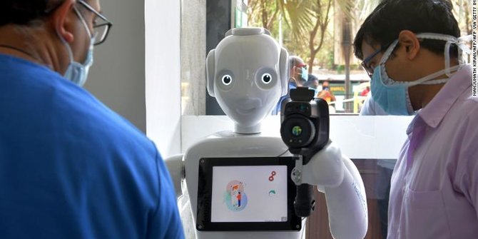 Mengenal Robot 'Mitra', Asisten Tim Medis di India Tangani Pasien Virus ...
