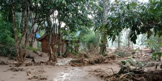 Lokasi Wisata Landak River di Langkat Diterjang Banjir Bandang
