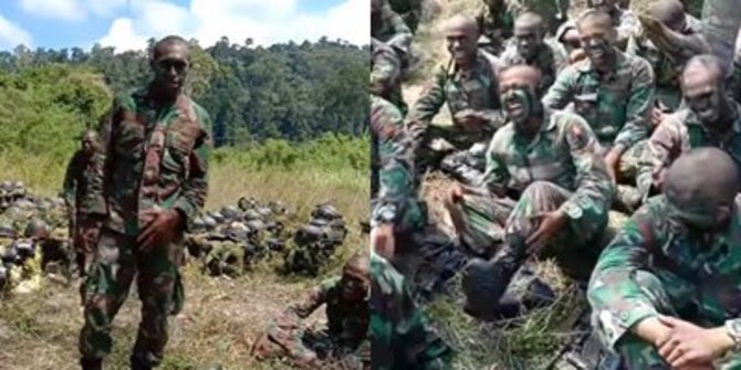 Di Tengah Latihan Perang, Aksi Kocak Prajurit TNI Asal Papua Bikin 1 ...