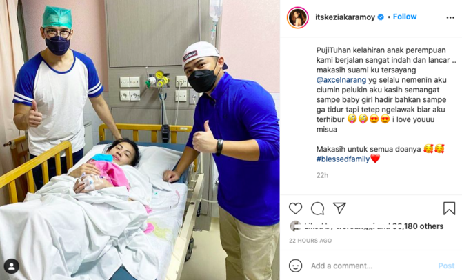 Dikaruniai Anak Ketiga, Kezia Karamoy Ungkap Hal Mengesankan Jelang Lahiran | merdeka.com