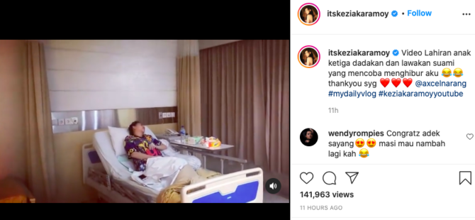 Dikaruniai Anak Ketiga, Kezia Karamoy Ungkap Hal Mengesankan Jelang Lahiran | merdeka.com