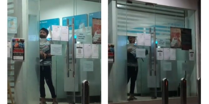 Pria Ini Terjebak di Ruang ATM, Panik Pintu Otomatis Terkunci Harus ...