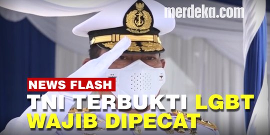 VIDEO: Kasal Laksamana Yudo Ancam Pecat Prajurit TNI AL Terbukti LGBT | merdeka.com