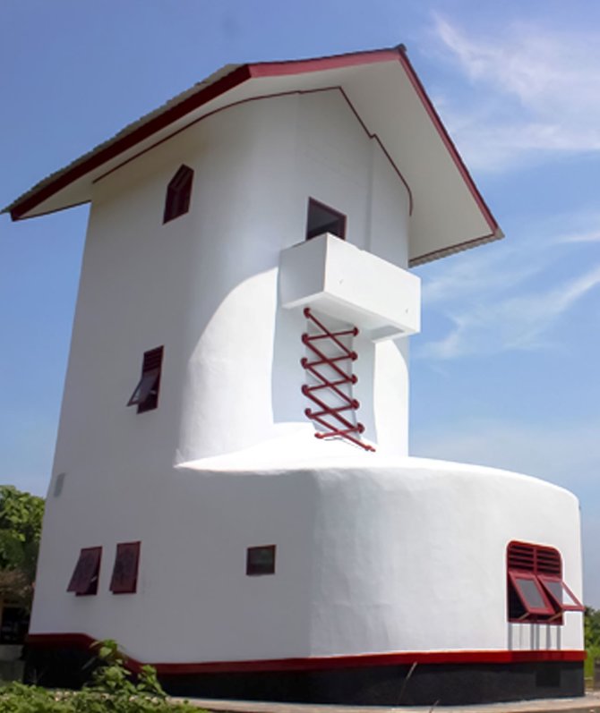 Menengok Rumah Unik Berbentuk Sepatu di Medan, Punya 3 Lantai