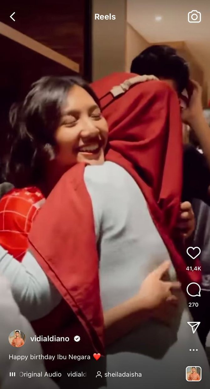 4 Momen Kejutan Ulang Tahun Sheila Dara, Vidi Aldiano Datang Ajak ...