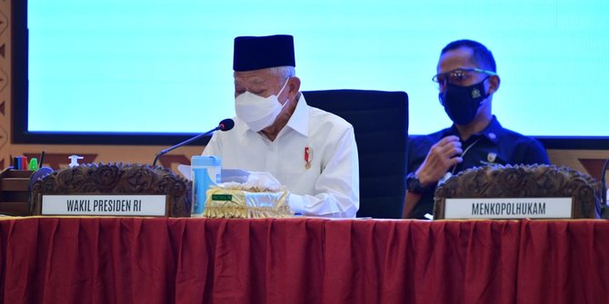 Wapres Ma'ruf Ajak Perkuat Karakter Bangsa melalui Pancasila & Bhineka Tunggal Ika | merdeka.com