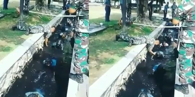 Intip Momen TNI Merayap di Got Super 'Wangi', Orang Biasa Enggak Bakal ...