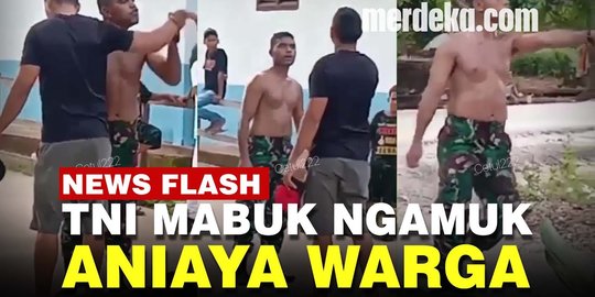VIDEO: Prajurit TNI Ngamuk saat Mabuk, Nekat Aniaya Warga di Pulau ...
