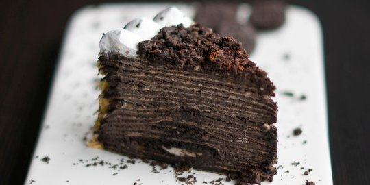 Resep Oreo Mille Crepes, Dessert Simpel dengan Tampilan Fancy | merdeka.com