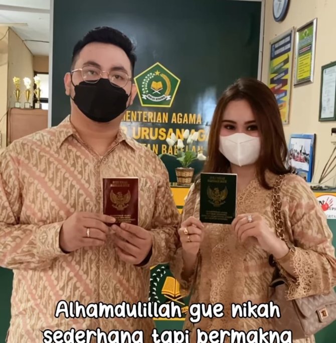 Viral Pasangan Menikah Sederhana Di Kua Ini Alasannya