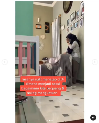 Kisah Sedih Istri Bereskan Rumah Usai 8 Bulan Ditinggal Wafat Suami