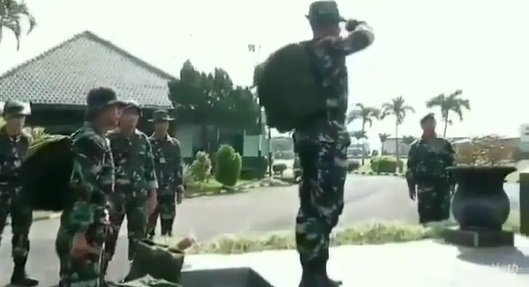 Bikin Merinding, Begini Tradisi Penyambutan Anggota Baru Korps Penerbad ...