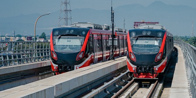 LRT Jabodetabek Ditargetkan Beroperasi Hingga Pukul 23.00 WIB | merdeka.com