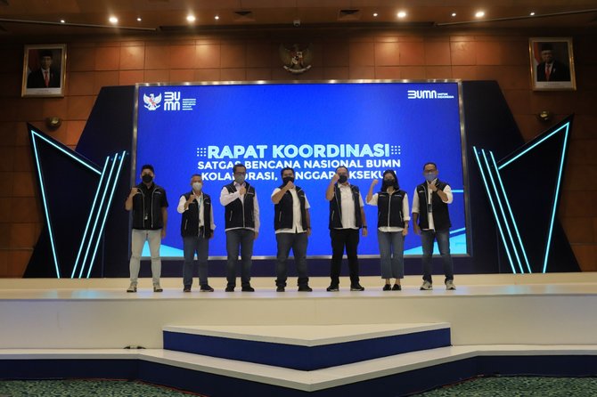 Erick Thohir: Satgas Bencana Nasional BUMN, Perkuat Integrasi untuk ...