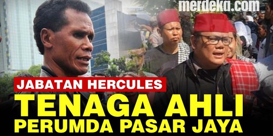 VIDEO: Hercules Jabat Tenaga Ahli PD Pasar Jaya | merdeka.com