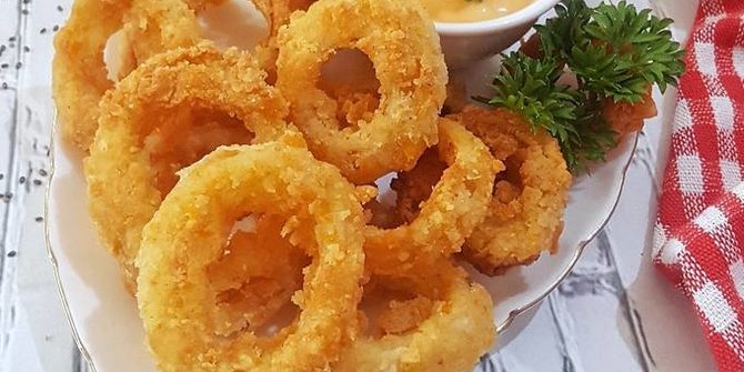 5 Resep Onion Ring Berbagai Rasa dan Bahan, Camilan Ringan Mudah Dibuat ...