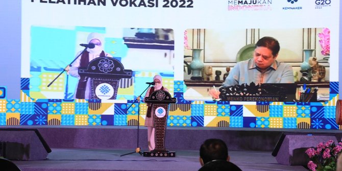 Airlangga Optimis Pelatihan Vokasi Jadi Percepatan Pemenuhan Kebutuhan SDM Terampil | merdeka.com