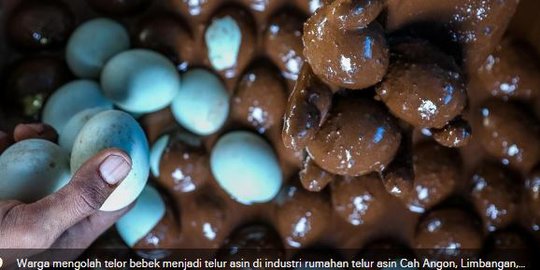 Biasa Jadi Oleh-oleh Saat Mudik, Begini Proses Pengolahan Telur Asin di ...