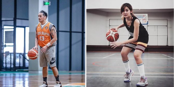 Tampil Sporty, Intip 6 Potret Artis saat Bermain Basket | merdeka.com