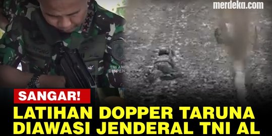 VIDEO: Diawasi Jenderal TNI AL, Begini Sangarnya Latihan Dopper Taruna ...