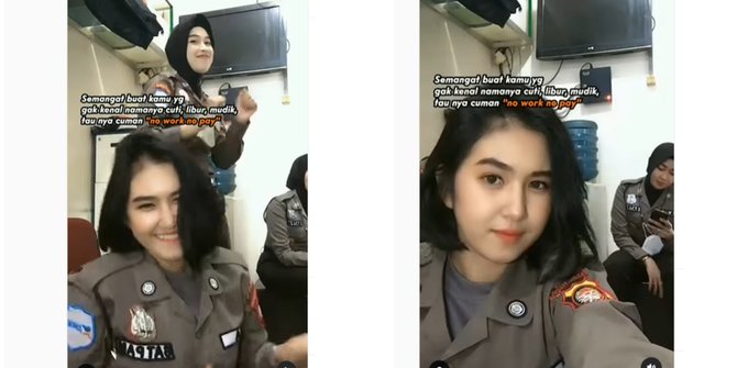 Tak Kalah Sama Polwan, Begini Potret Seru Satpam Cantik Jika Kumpul ...