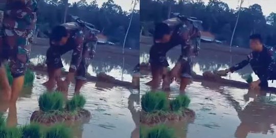 Tak Cuma Pandai Bertempur, Lihat Aksi Prajurit TNI Ini Bawa Senjata ...